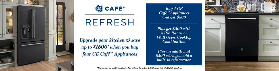 GE Cafe Series Kitchen Appliances : Warners' Stellian